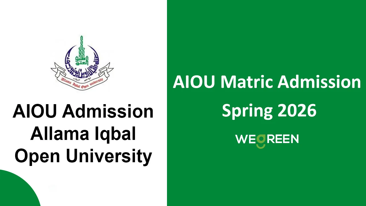 AIOU Matric Admission Spring 2026 – Complete Guide, Fees & Eligibility ...